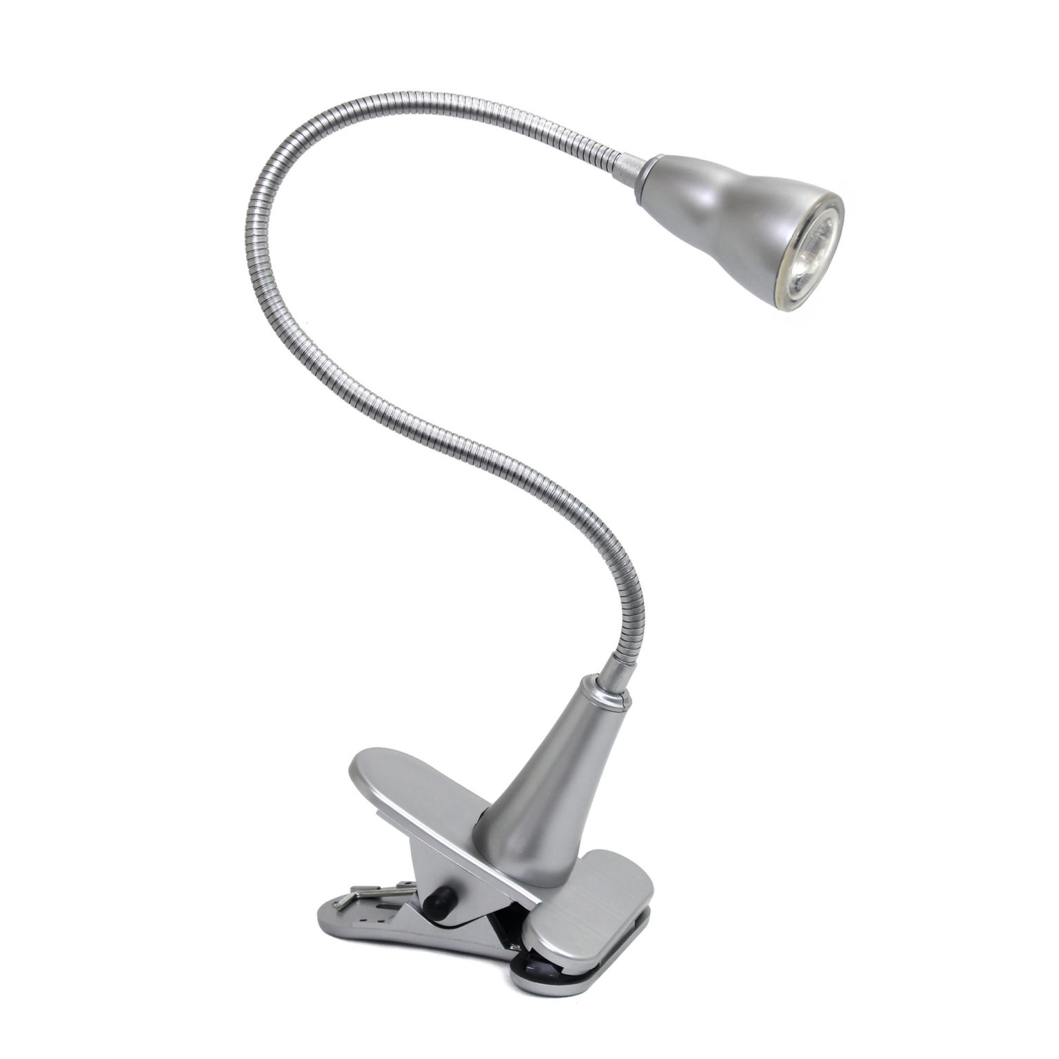 Simple Designs 1W LED Gooseneck Clip Light Desk Lamp – All The Rages