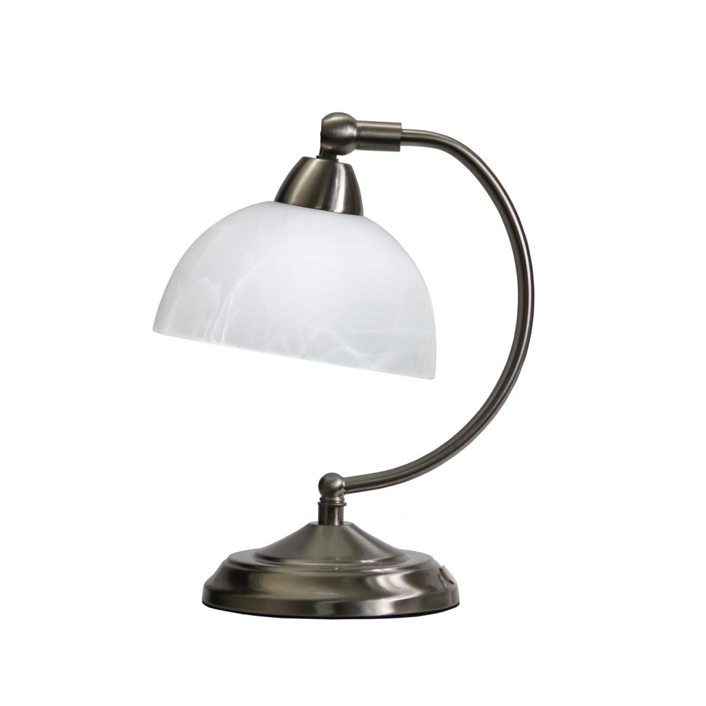 Elegant Designs Mini Modern Bankers Desk Lamp with Touch Dimmer Control ...